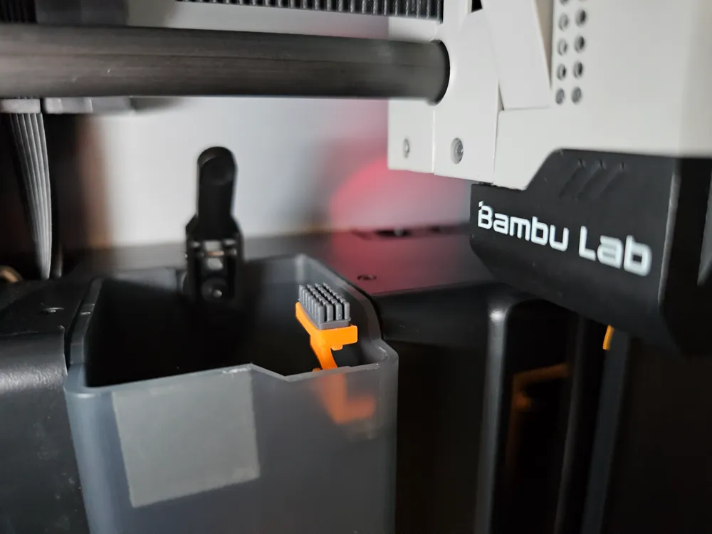 Bambu Labs X1C - P1P - P1S Nozzle Wiper Upgrade to A1 Mini Brush Wiper ...