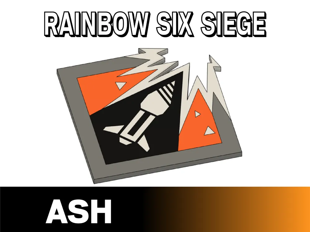 Ash - R6 Logo by Creativity Lab - MakerWorld