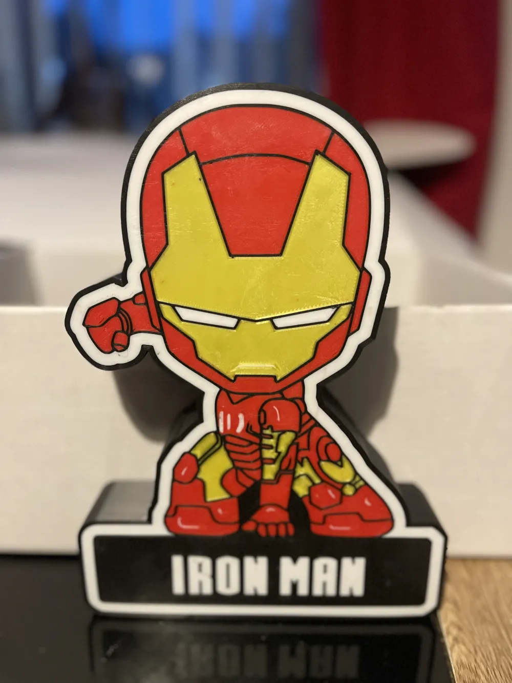 Iron man led light box by flavour.vapess - MakerWorld