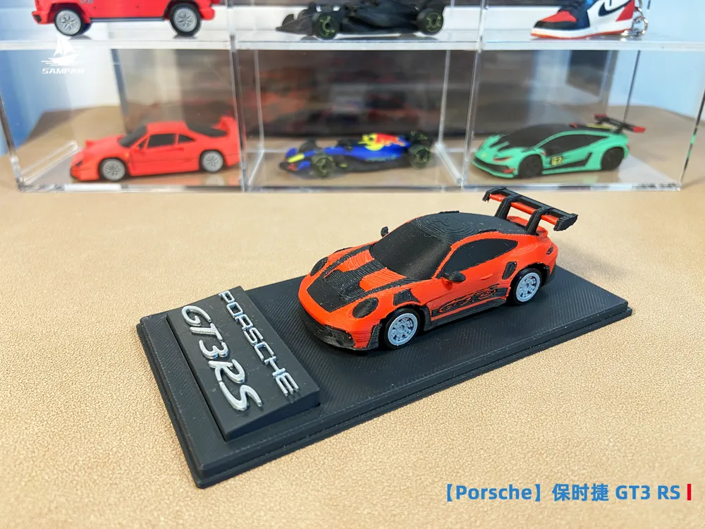 [Porsche] Porsche 911 GT3 RS Road Car Racing Supercar Black Red Livery ...