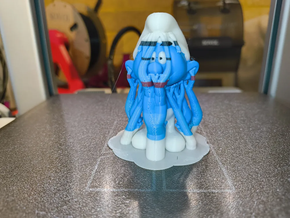 Smurf - 4 color AMS - Free 3D Print Model - MakerWorld