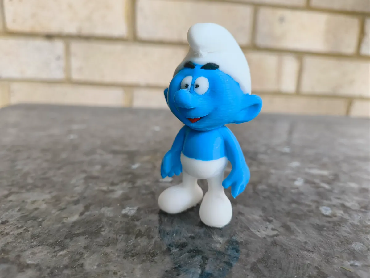 Smurf - 4 color AMS - Free 3D Print Model - MakerWorld