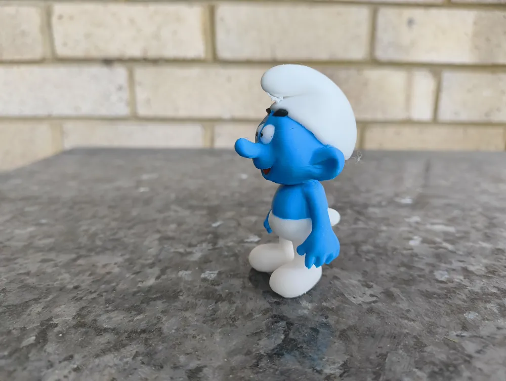 Smurf - 4 color AMS - Free 3D Print Model - MakerWorld