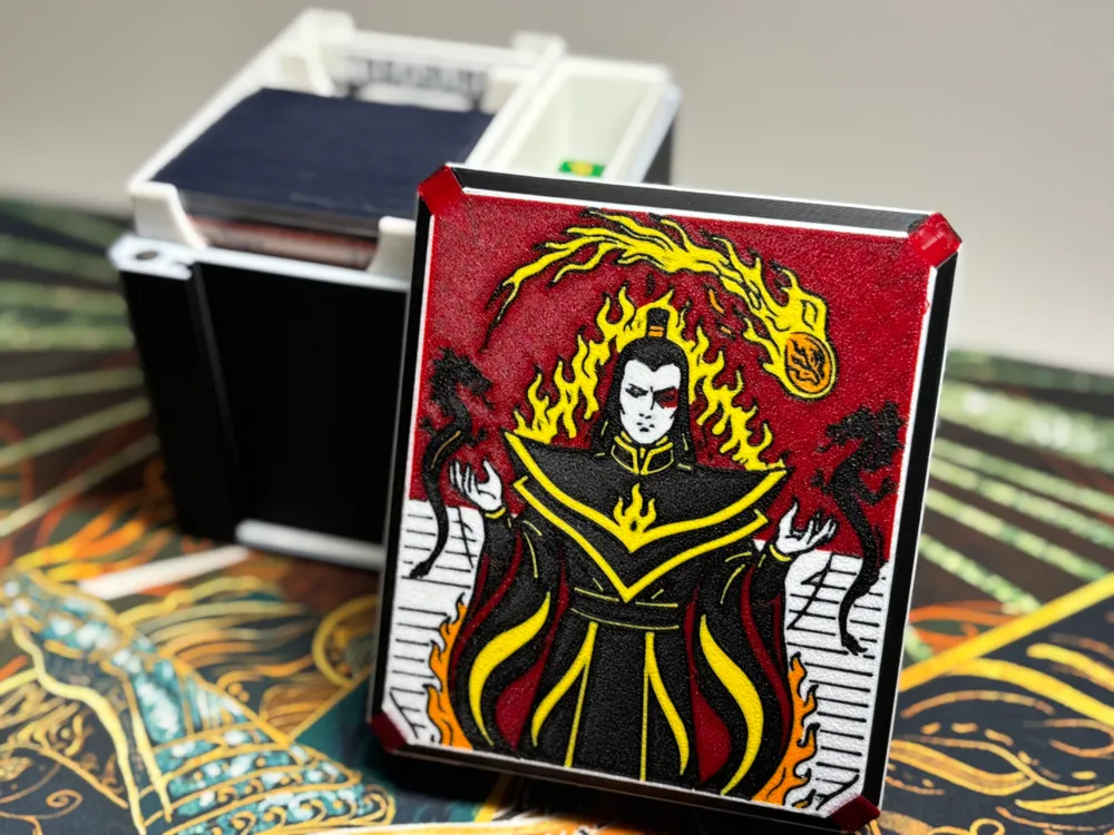 MTG Command Station Custom Art Box: Firelord Zuko - Free 3D Print Model ...