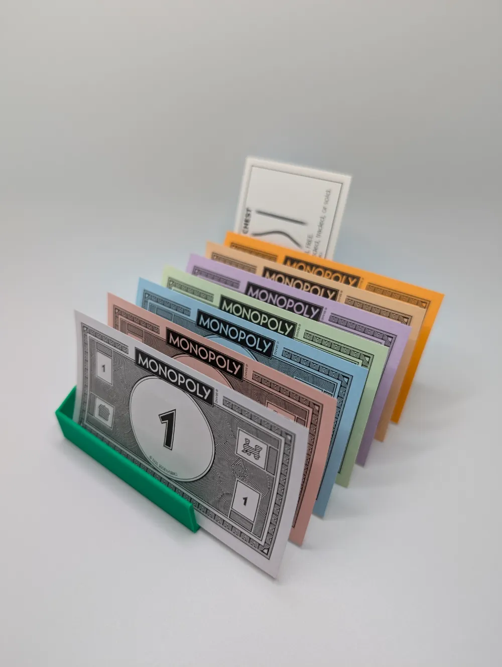 Playing Card/Monopoly Money Holder-Right side open - Free 3D Print ...