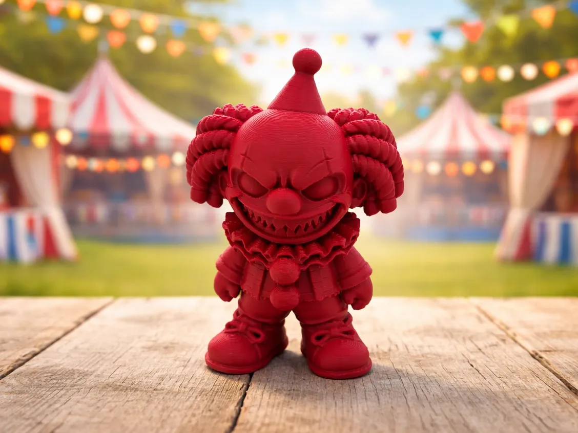 Circus Night Horror Clown Figure - Free 3D Print Model - MakerWorld