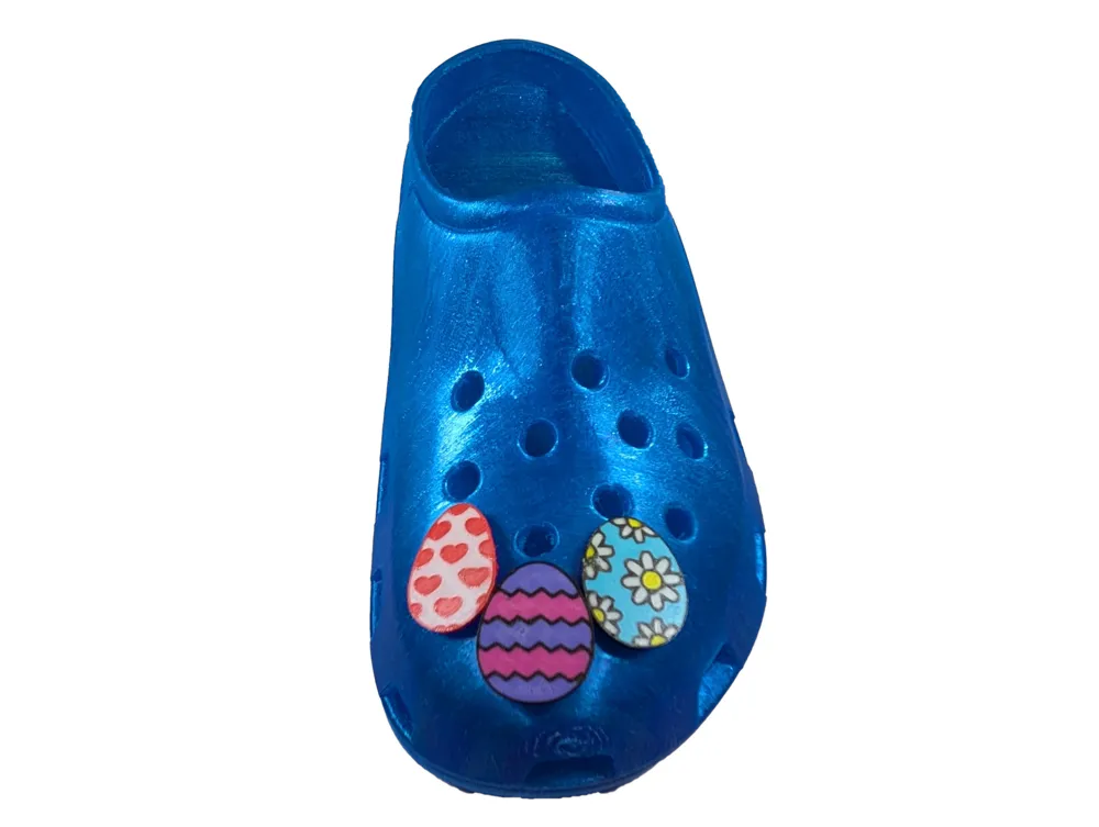 Easter Egg Croc Shoe Charms (Jibbitz) by sidbarret007 - MakerWorld