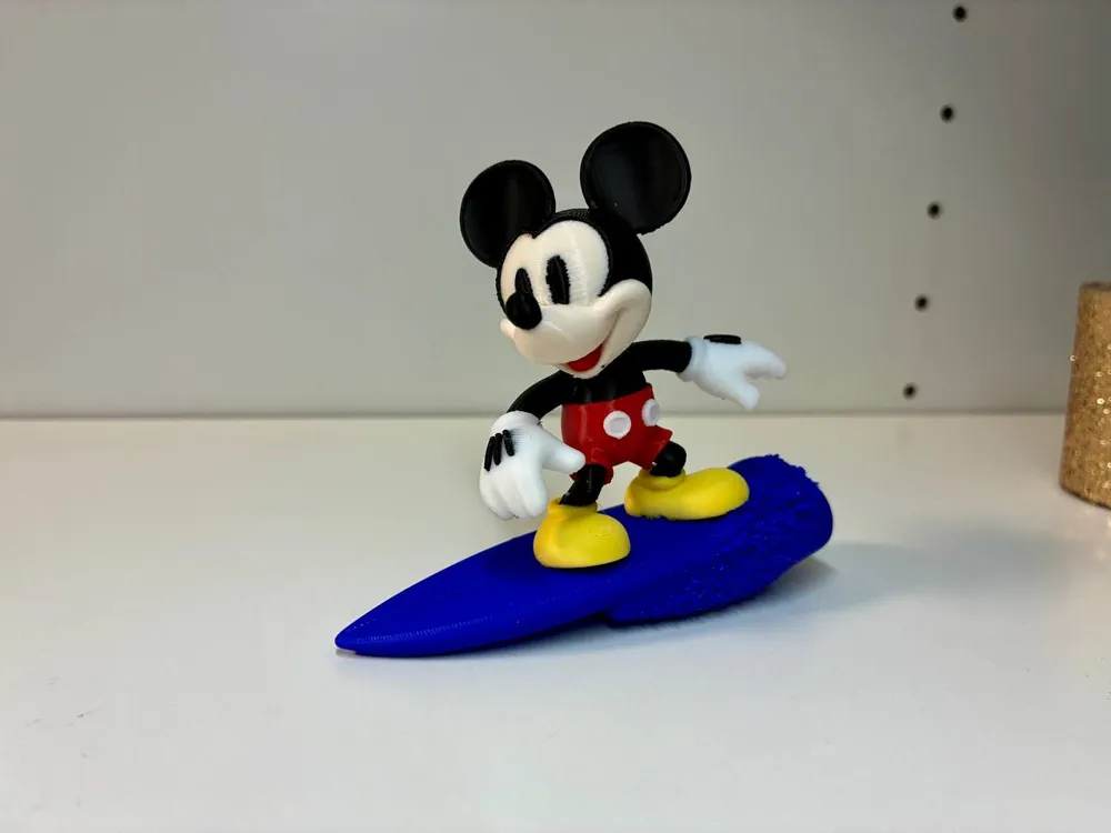 mickey mouse surf - multi part by lucamoretti86 MakerWorld: Download ...