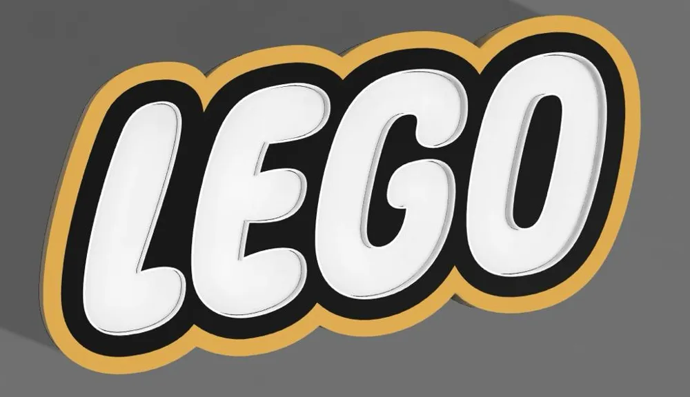 Lego Logo LED by Cavemen - MakerWorld