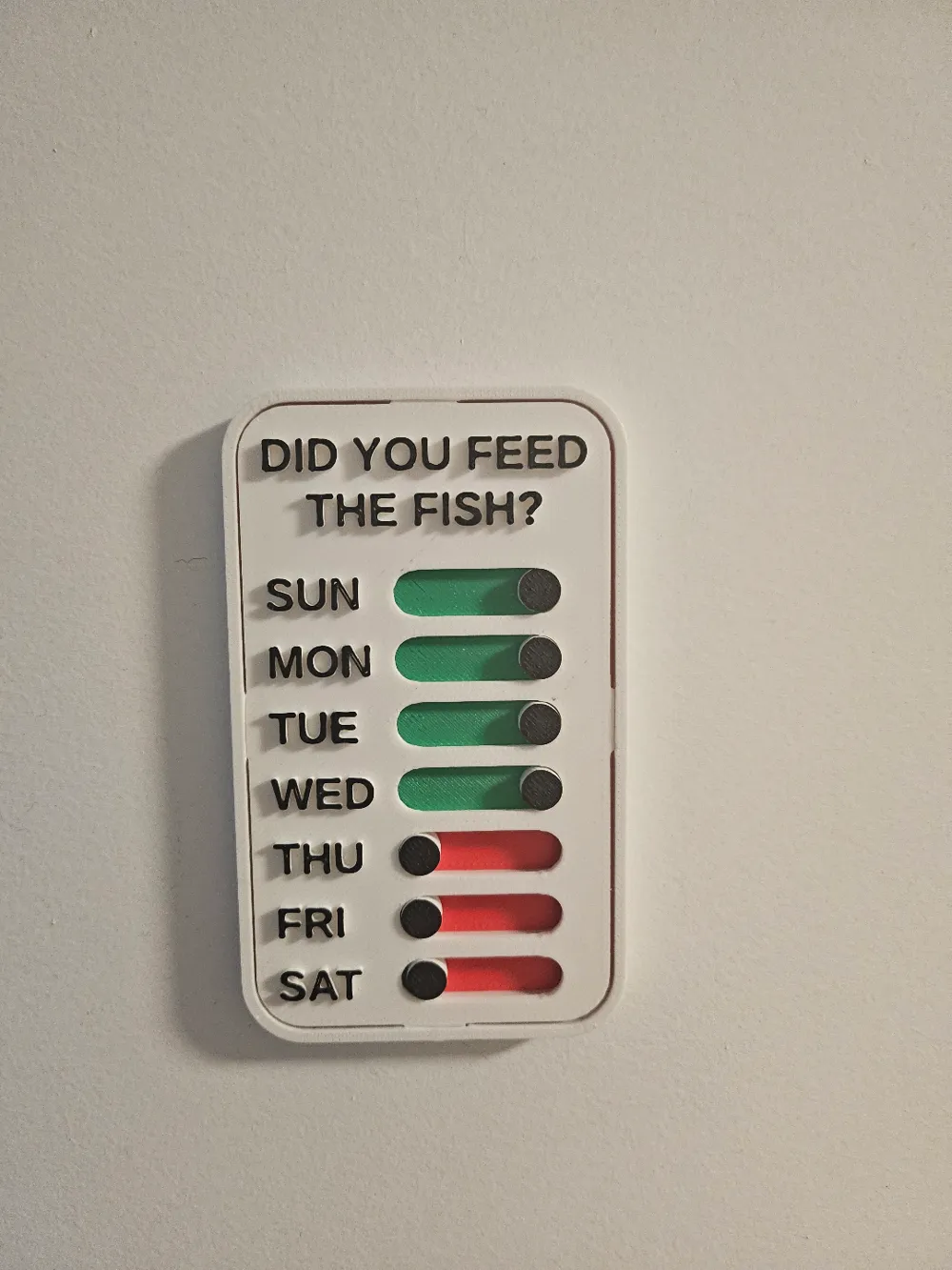 Feed the fish task reminder slider Remixed by mordyt - MakerWorld