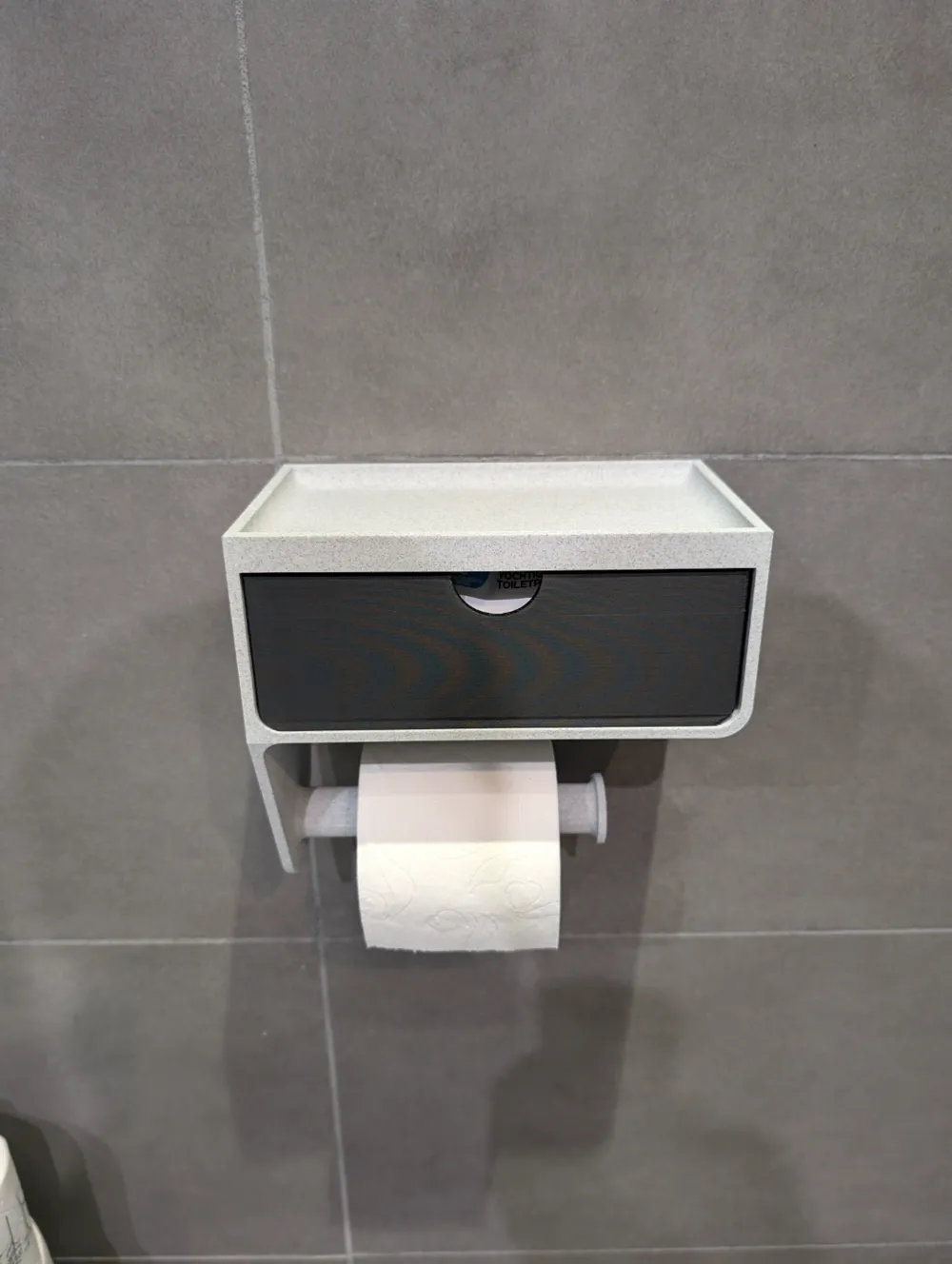 Toilet Paper Holder with Drawer - Free 3D Print Model - MakerWorld