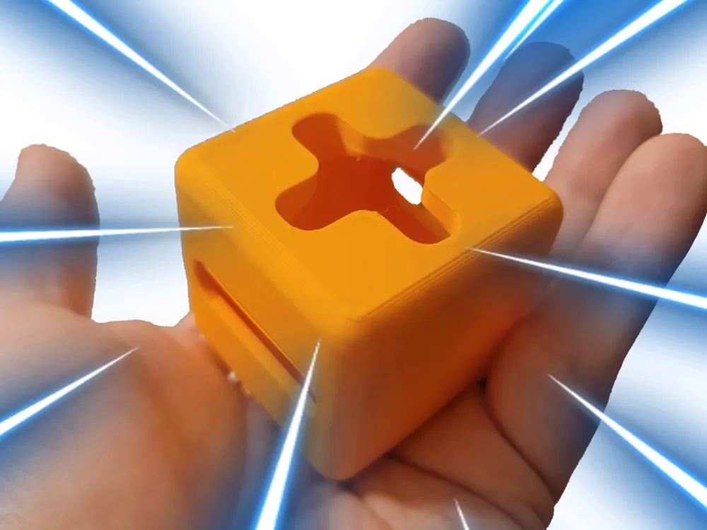 Giant Hollow 60mm Fate/Fudge Die with No Supports by CrazySinith ...