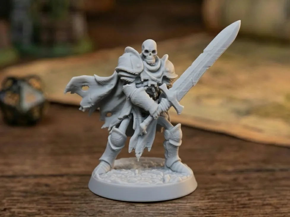 The Grave Knight - Skeletal Champion - Free 3D Print Model - MakerWorld