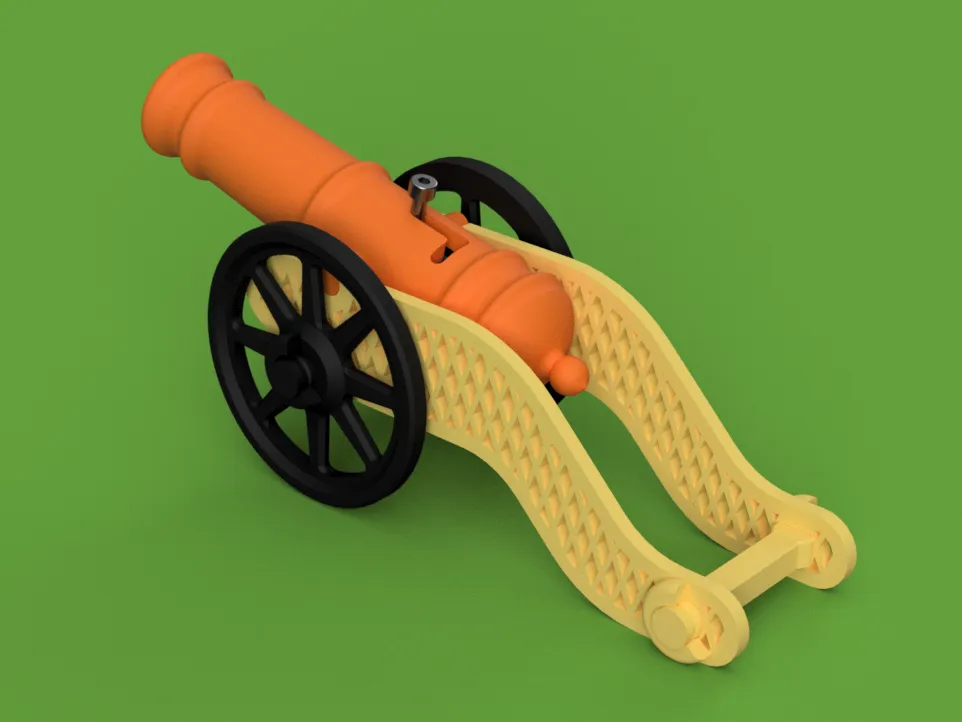 working cannon by SaVo3D - MakerWorld