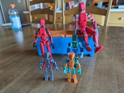 MINI Mini 13 Action Figure 75% Original Remixed by scottgMakerWorld ...