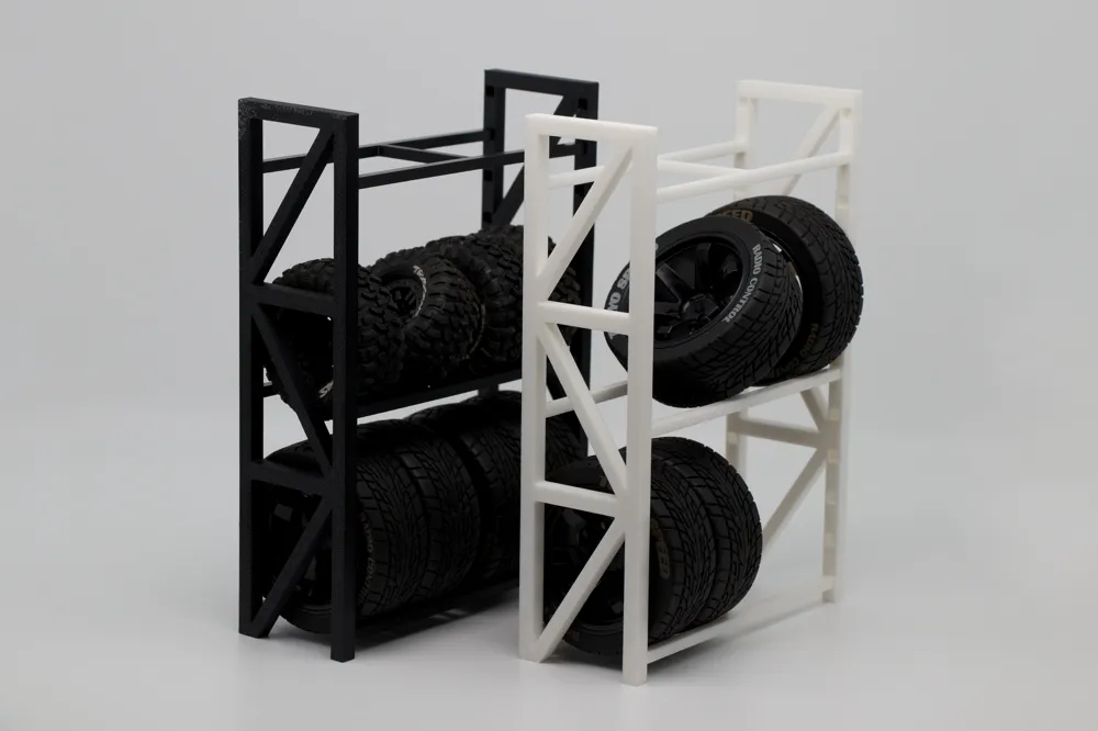 Prateleira de Pneus para Rodas RC 1:18 ou 1:10 de Drift - Modelo ...
