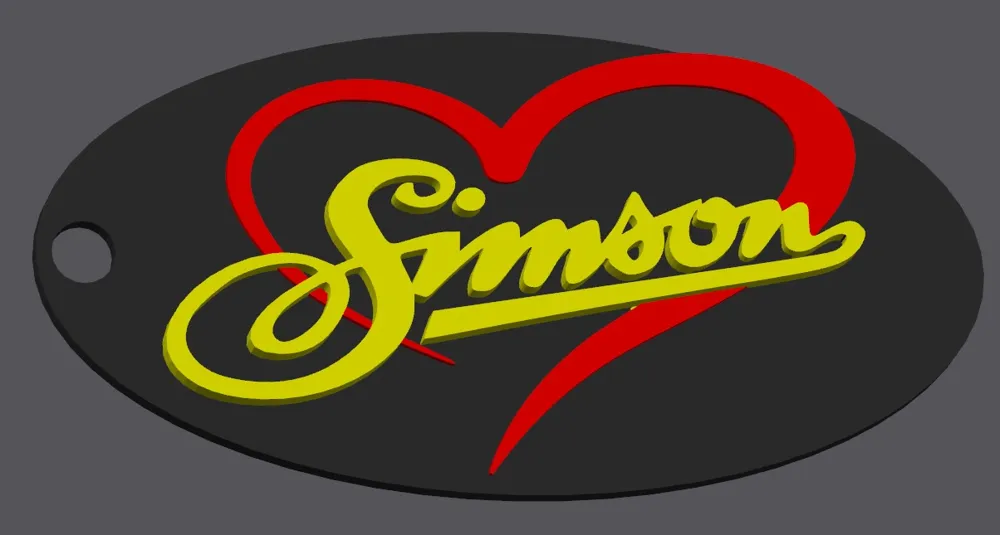 Simson Schlüsselanhänger/keychain by Schlumpfii - MakerWorld