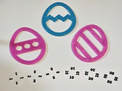 Easter Eggs Ring Toss Game by Karen Chau Designs - MakerWorld