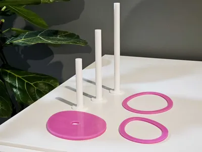 Easter Eggs Ring Toss Game by Karen Chau Designs - MakerWorld