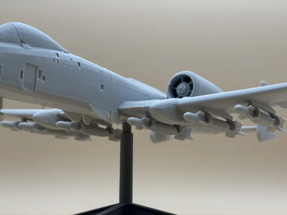 A-10 attack aircraft (Warthog) - Free 3D Print Model - MakerWorld