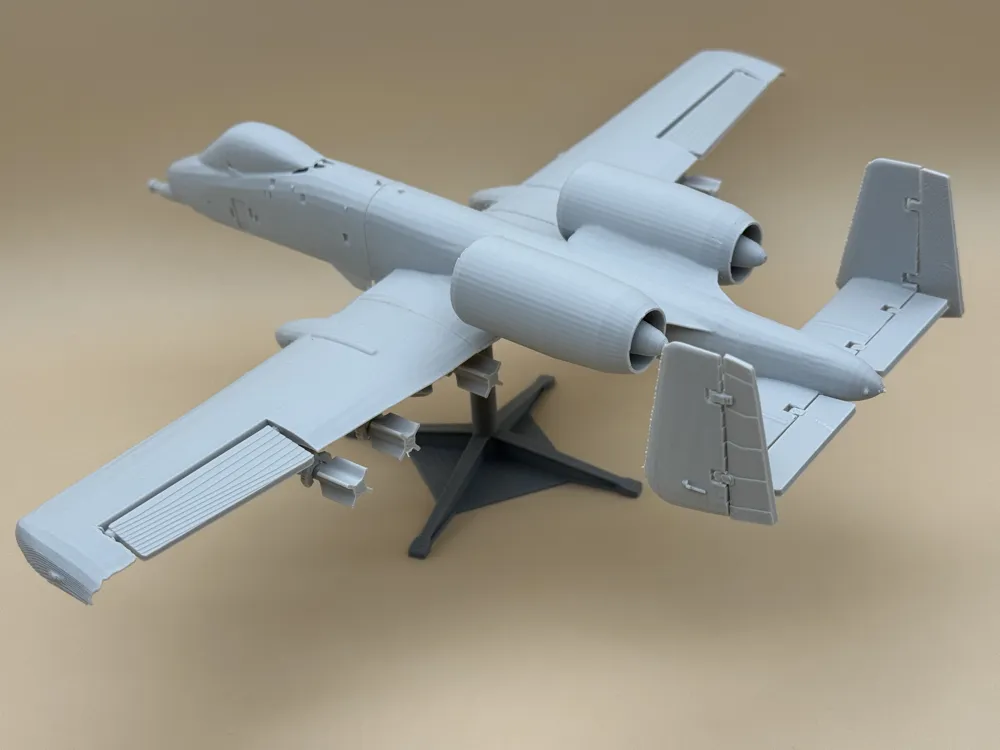 A-10 attack aircraft (Warthog) - Free 3D Print Model - MakerWorld