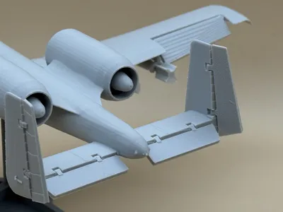 A-10 attack aircraft (Warthog) - Free 3D Print Model - MakerWorld