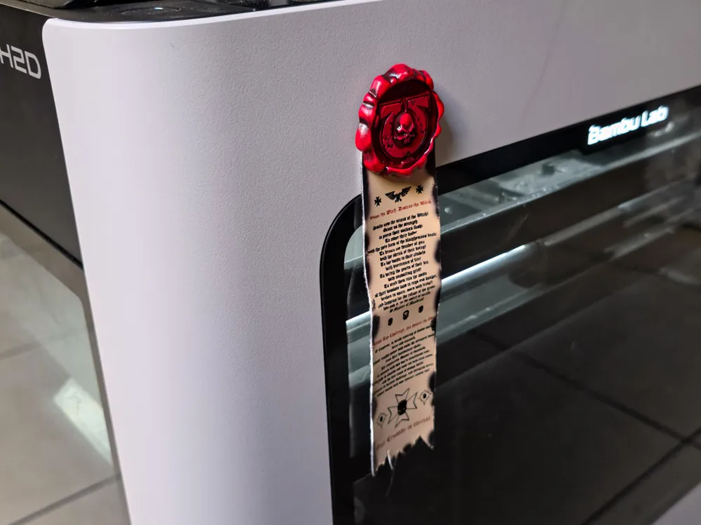 War hammer Purity Seal - Free 3D Print Model - MakerWorld