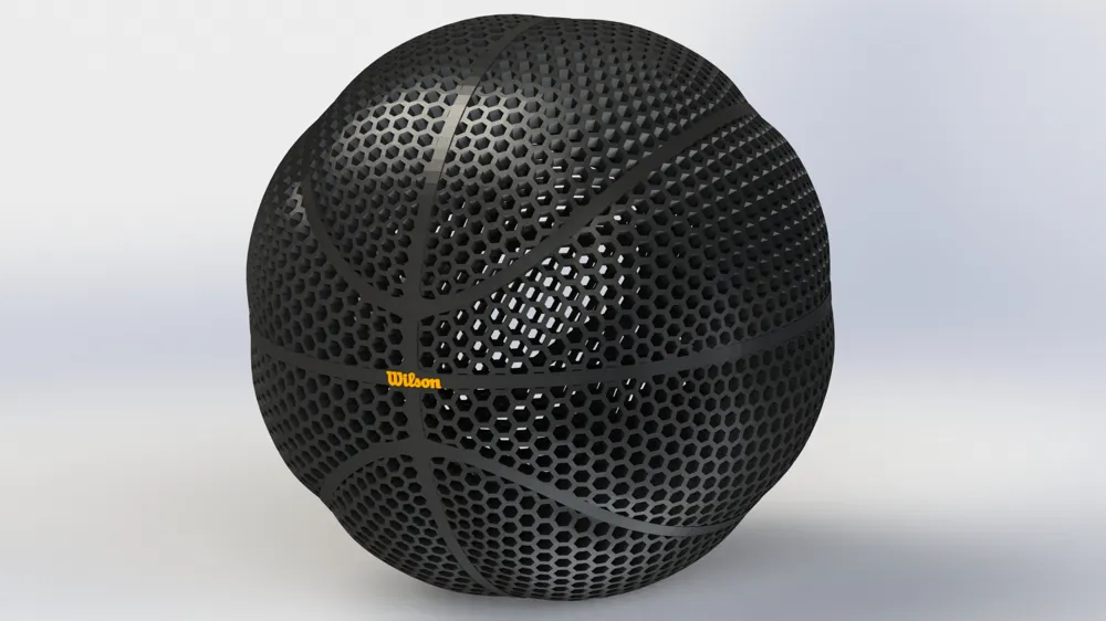 NBA BASKETBALL AIRLESS BALL V2 by 3DXAV - MakerWorld