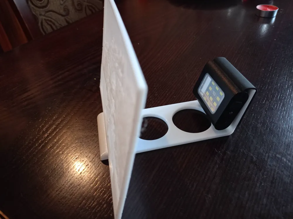 Litophan stand for acu light and tea light by Siekier - MakerWorld