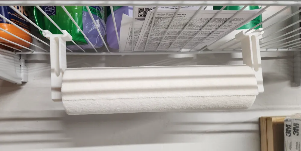ClosetMaid Shelf Paper Towel Holder by scorpion_surplus - MakerWorld