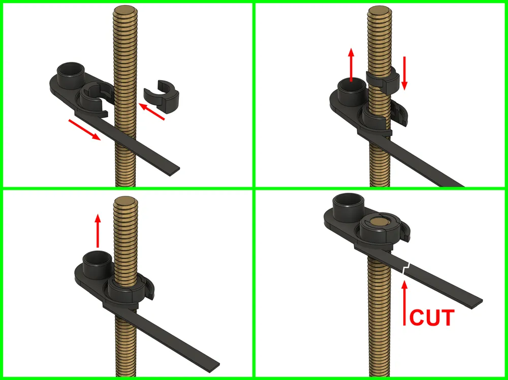 H2D rear Lead Screw centering by Officina23MakerWorld: Download Free 3D ...