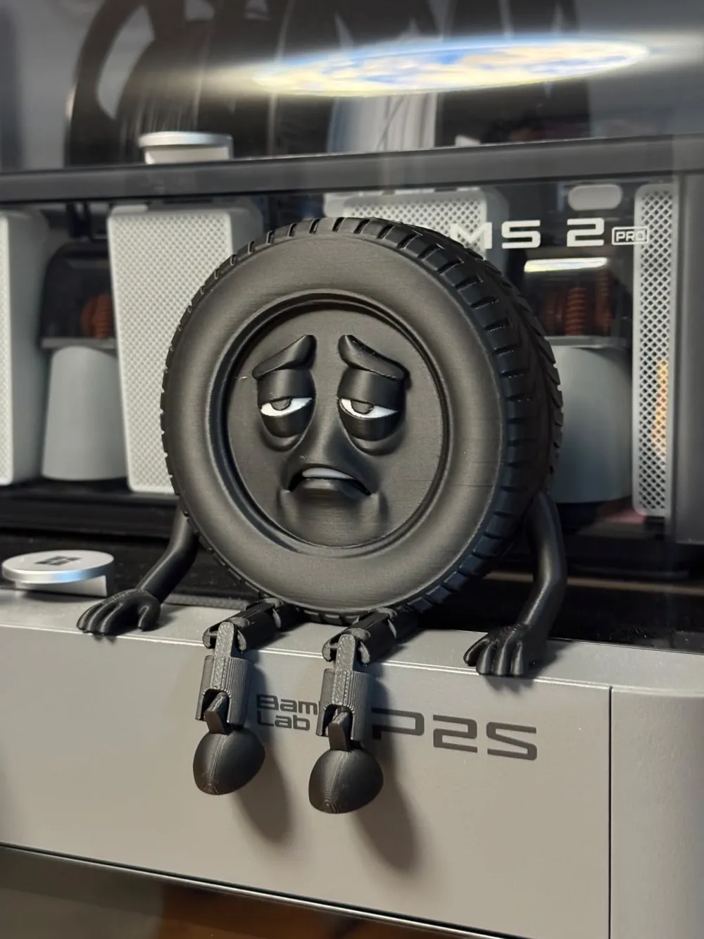 Tire-d | Completely Exhausted Shelf Sitter - Free 3D Print Model ...