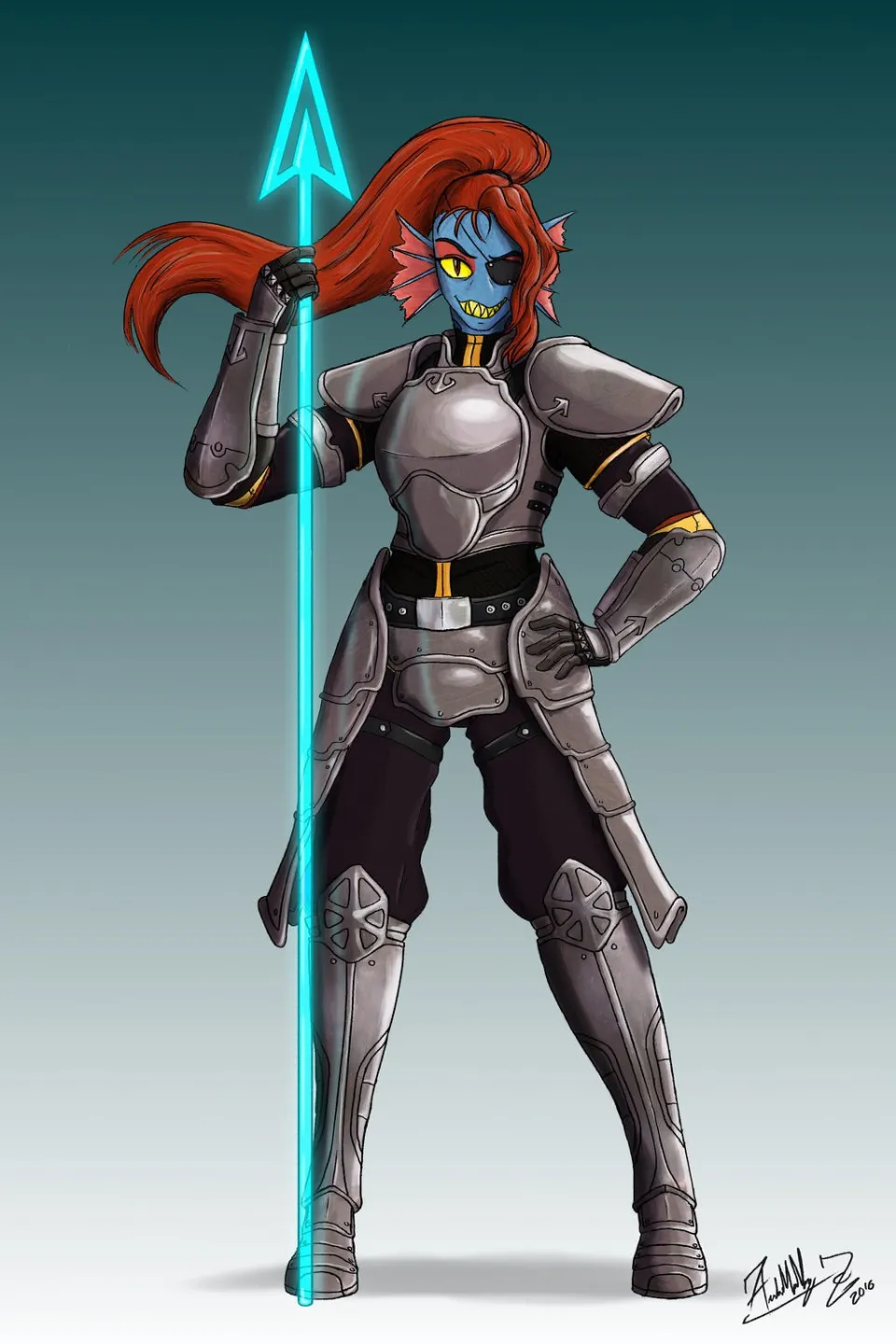 Undyne - Spear Of Justice Arrow - Free 3D Print Model - MakerWorld