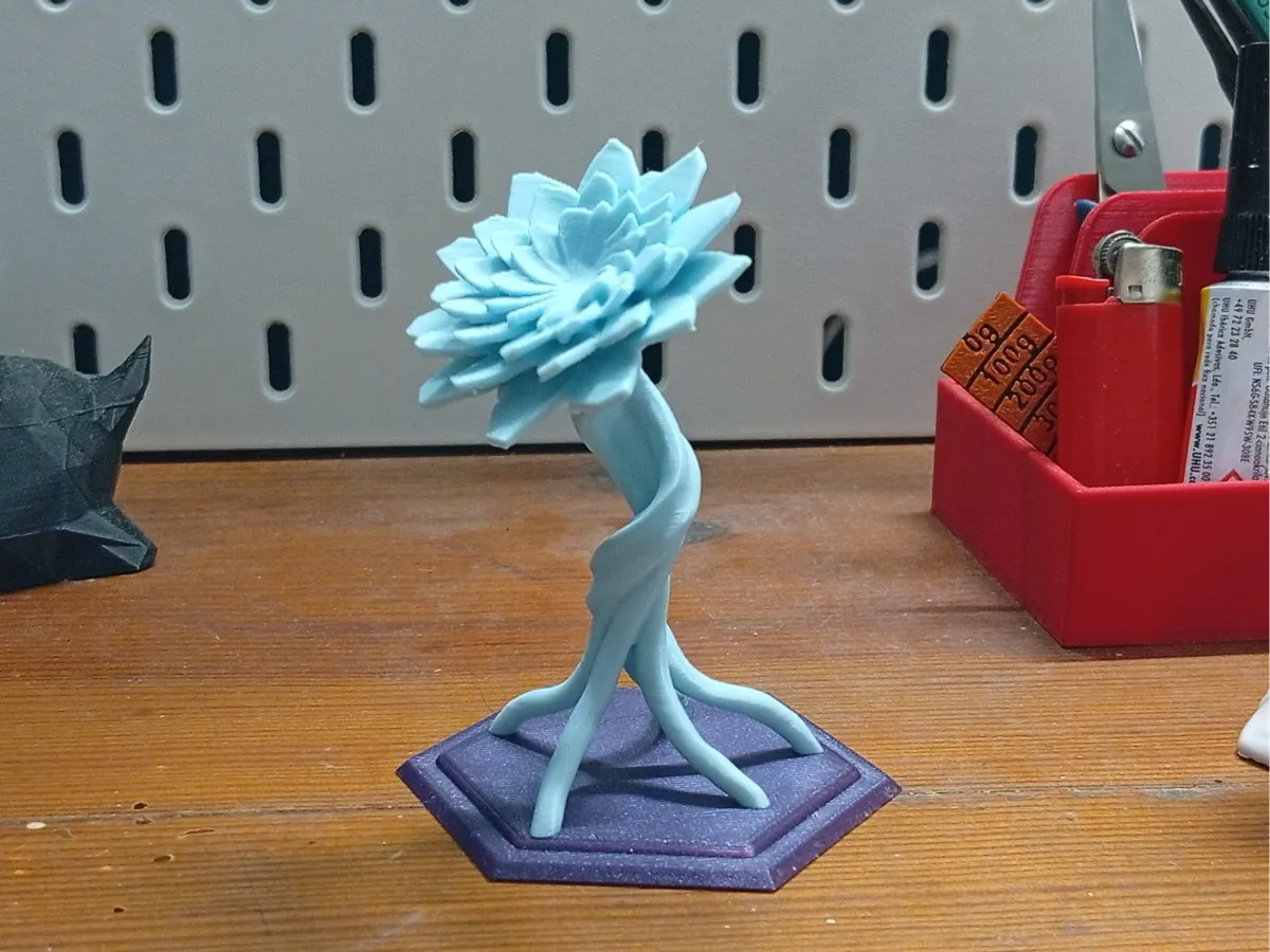 Modern Peaceful Spirit Flower - Free 3D Print Model - MakerWorld