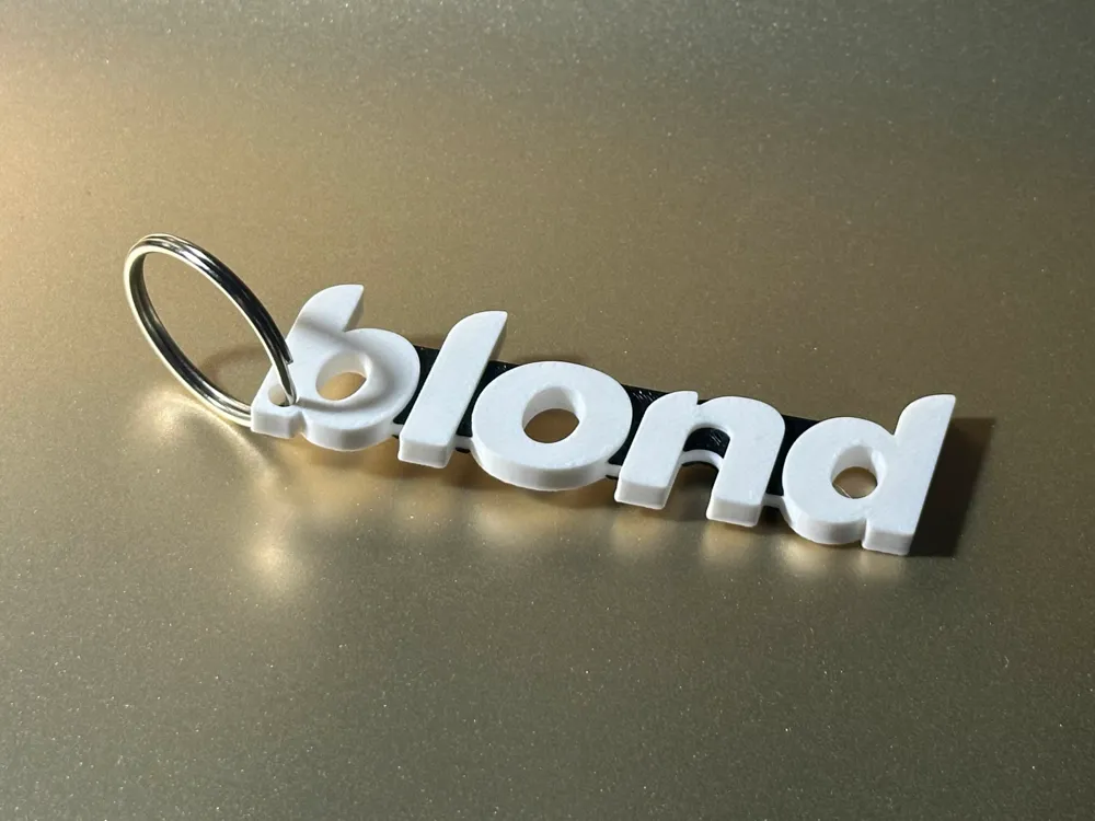 Frank Ocean Blonde Keychain by kawiprints - MakerWorld