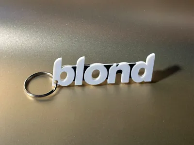 Frank Ocean Blonde Keychain by kawiprints - MakerWorld