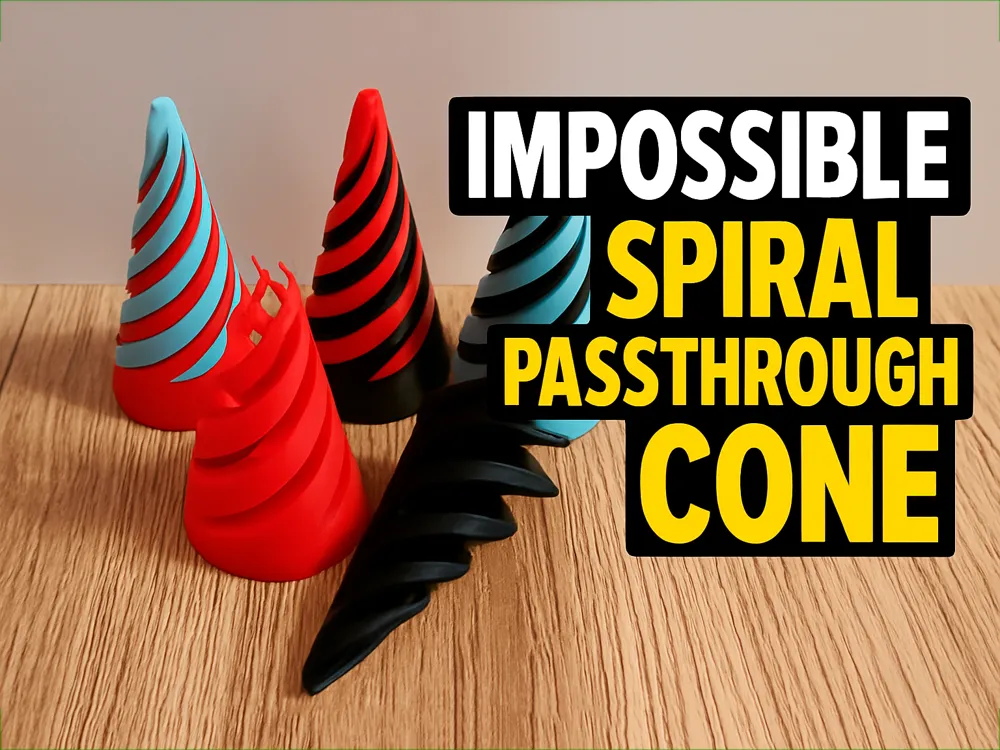iMposible Spiral Passthrough CONE 1 by Jomik3DForge MakerWorld ...