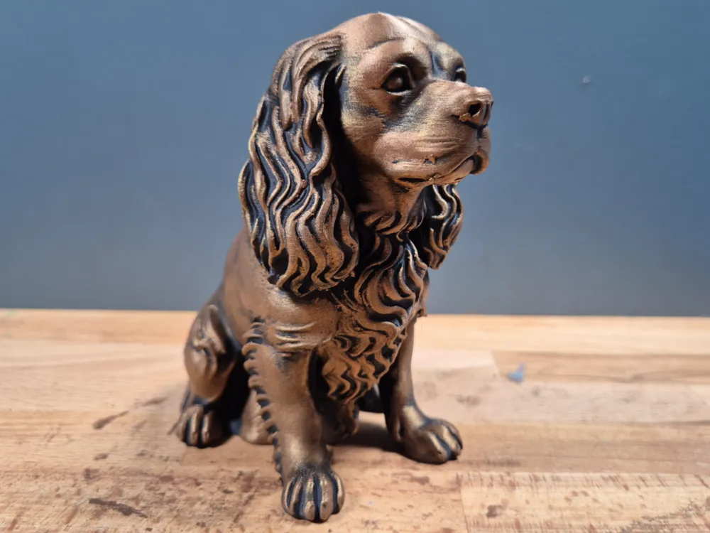 Cavalier King Charles Spaniel -3D Dog Statue Decor - Free 3D Print ...