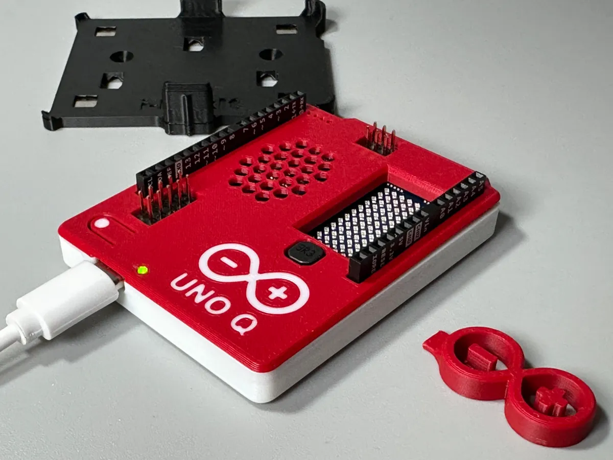 Estuche Arduino Uno Q | Delgado | Montaje en pared - Modelo de ...
