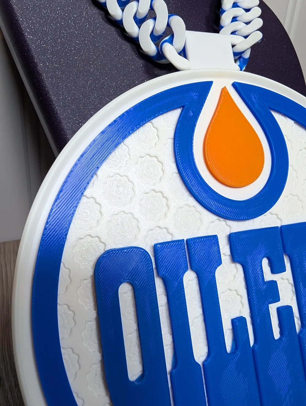 Edmonton Oilers Oversized Pendant and Chain by MFDesigns3D MakerWorld ...