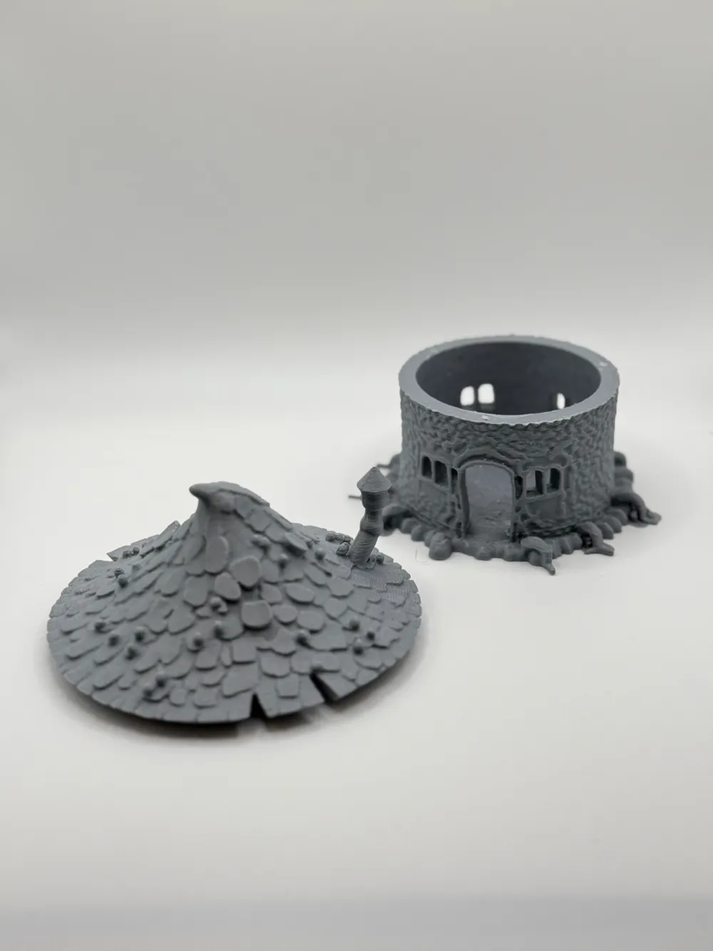DnD Miniature Mushroom House - Free 3D Print Model - MakerWorld