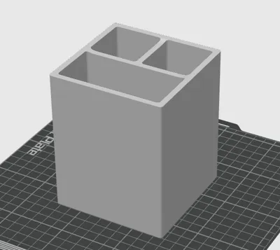 3 Slot Desk Organizer - Round by Average3DPrints - MakerWorld
