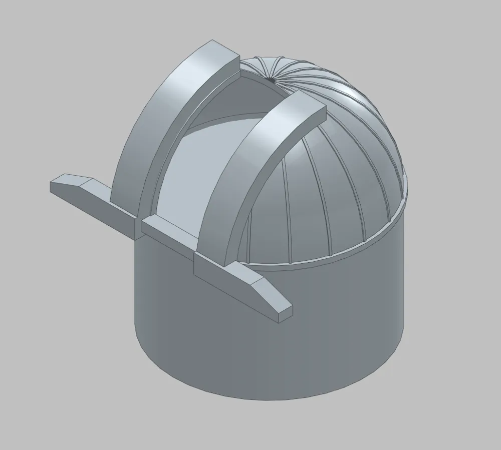 Optical telescope observatory dome model by fraw MakerWorld: Download ...