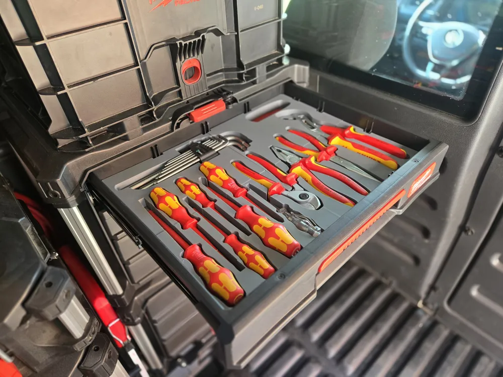 Packout 4 Drawer Tool Box inserts - Free 3D Print Model - MakerWorld