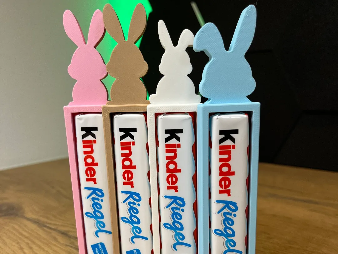 Easter Bunny Chocolate Bar for Kids - Free 3D Print Model - MakerWorld