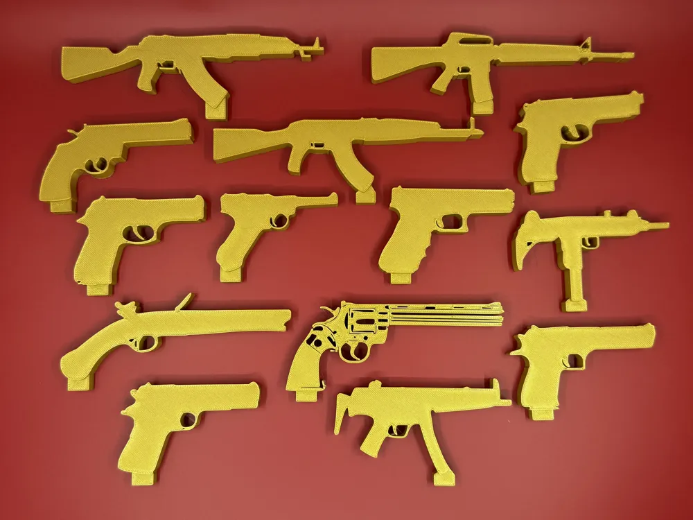 MP5枪奖杯 - 免费 3D 打印模型 - MakerWorld