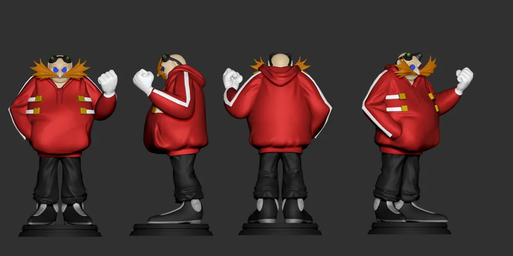 Dr eggman Urban Vibes by Aki3D MakerWorld: Download Free 3D Models