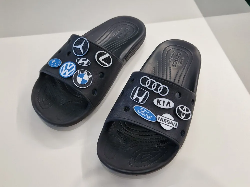 Car Logos Crocs 12 charm pins set. BMW VW Audi etc by Hodzinets ...