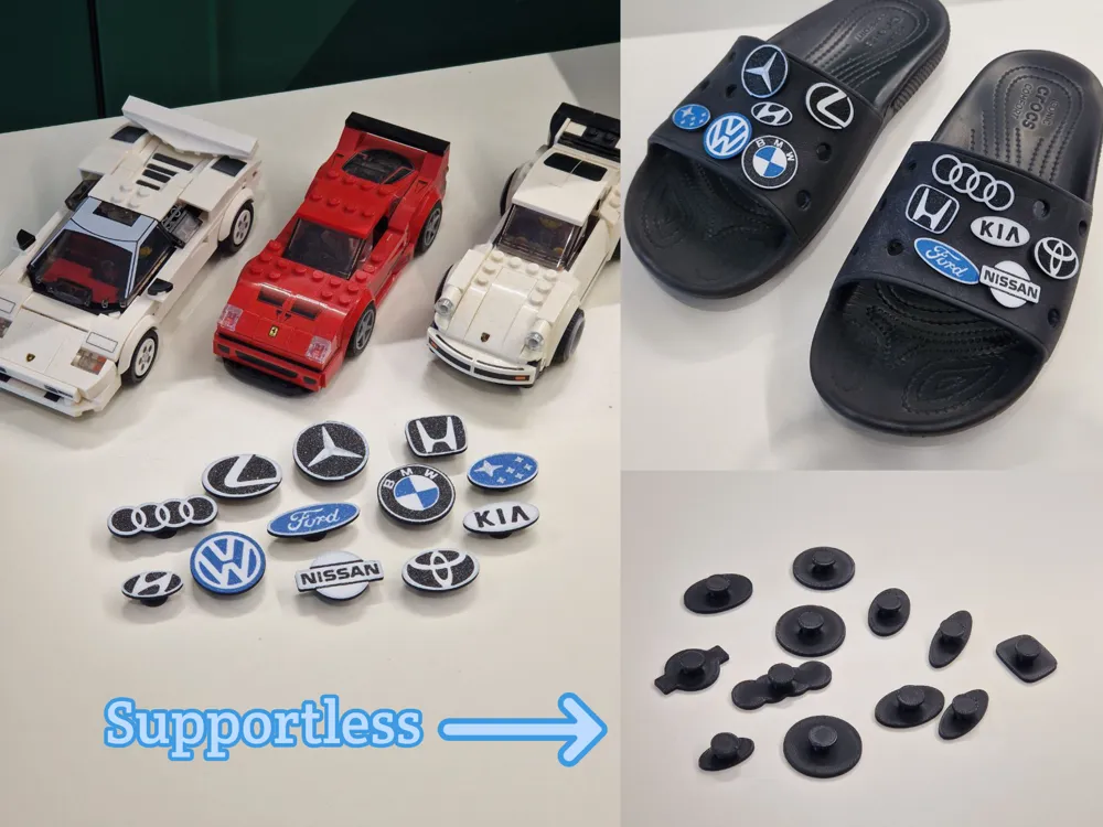 Car Logos Crocs 12 charm pins set. BMW VW Audi etc by Hodzinets ...