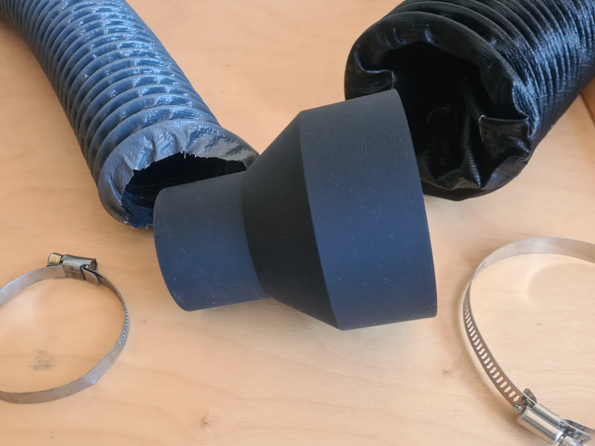 Parametric Hose/Pipe/Tube Adapter/Connector - Free 3D Print Model ...